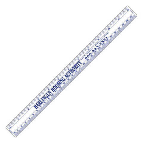 12IN-Flex - 12" Flexible Plastic Ruler - Executive Line